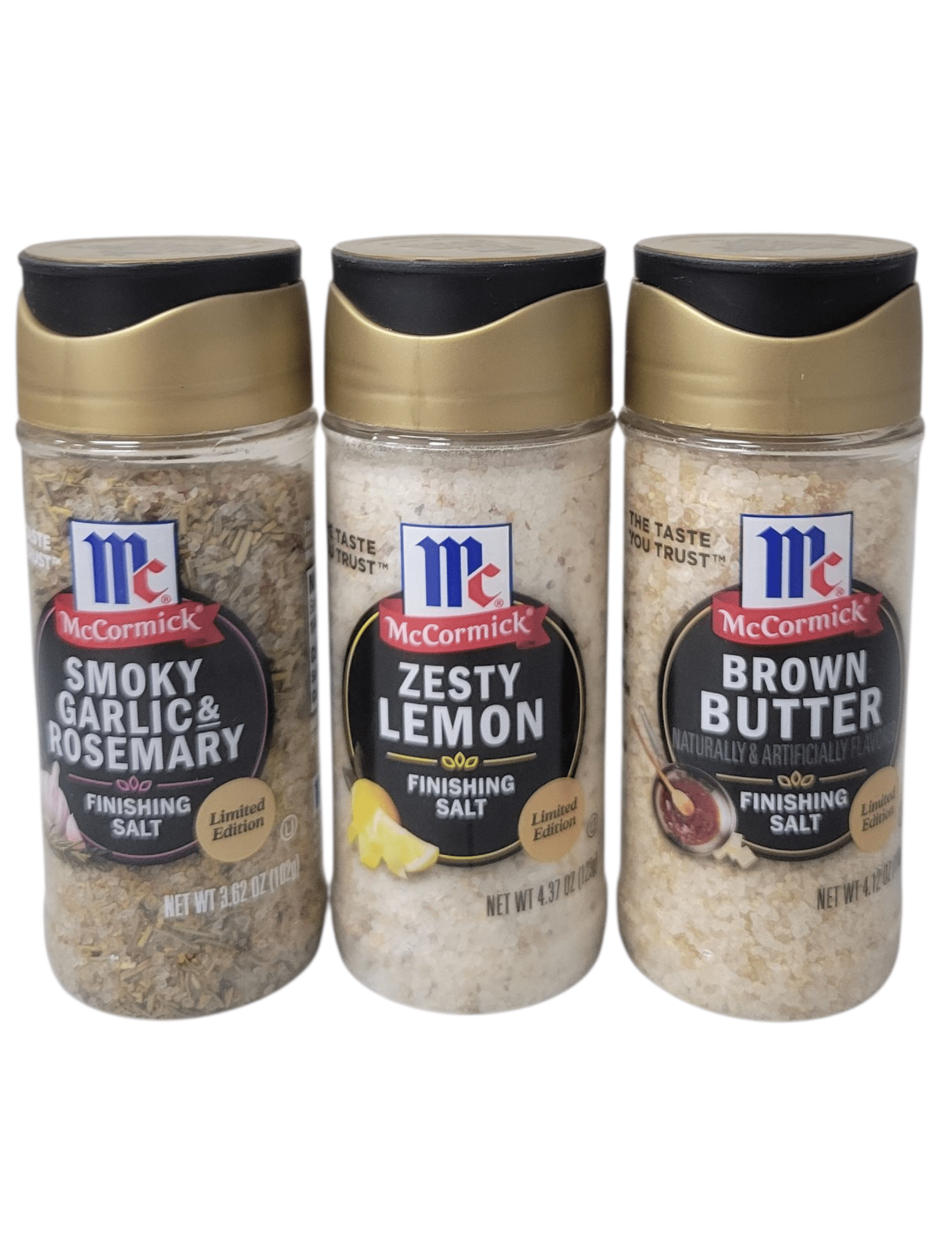 Mccormick finishing salts limited edtion summer flavors: Zesty Lemon ...