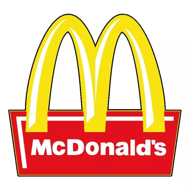 Mcdonalds Sticker Phone Decal Water Bottle Stickers Car Decals, Laptop ...