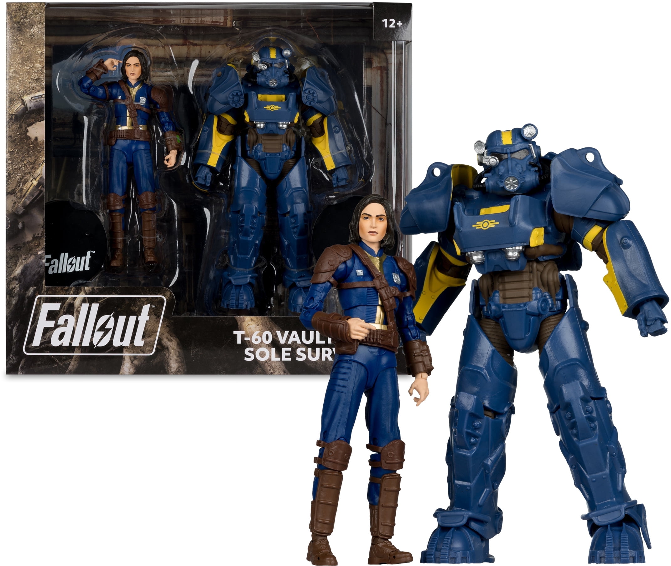 T-60 Vault Tec & Sole Survivor (Fallout New Vegas) 2-Pack 7" Figure ...