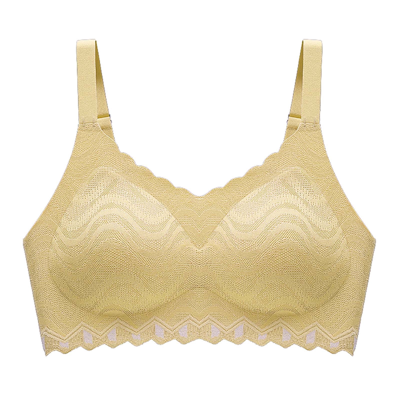 Mchoice Bras for Women Push-up Non-slip Lace Flower Surface Beautiful ...