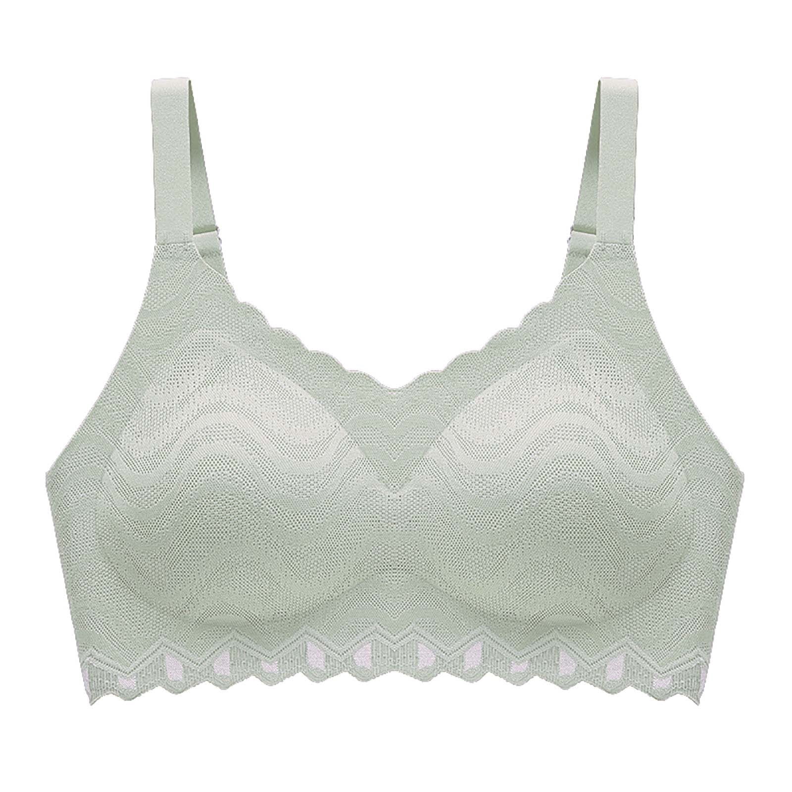 Mchoice Bras for Women Push-up Non-slip Lace Flower Surface Beautiful ...