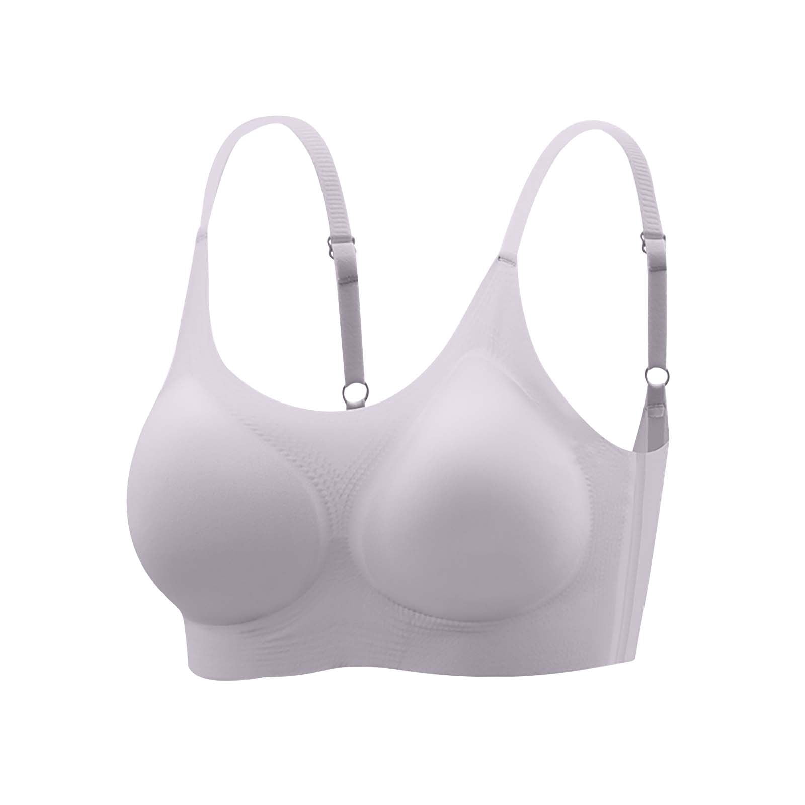 Mchoice Bras for Women Push-up Non-slip Lace Flower Surface One-piece ...