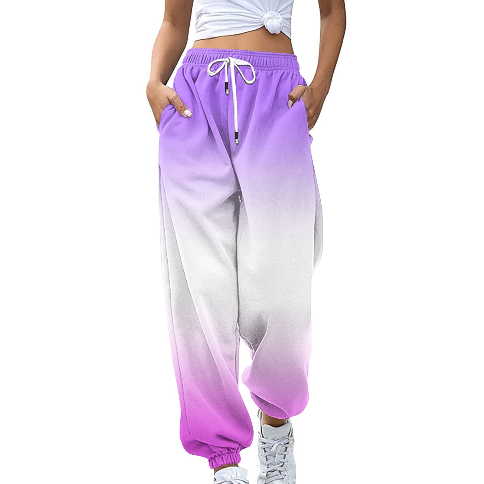 Mchoice Sweatpants Women Fall Fashion 2025 High Waist Joggers Baggy ...
