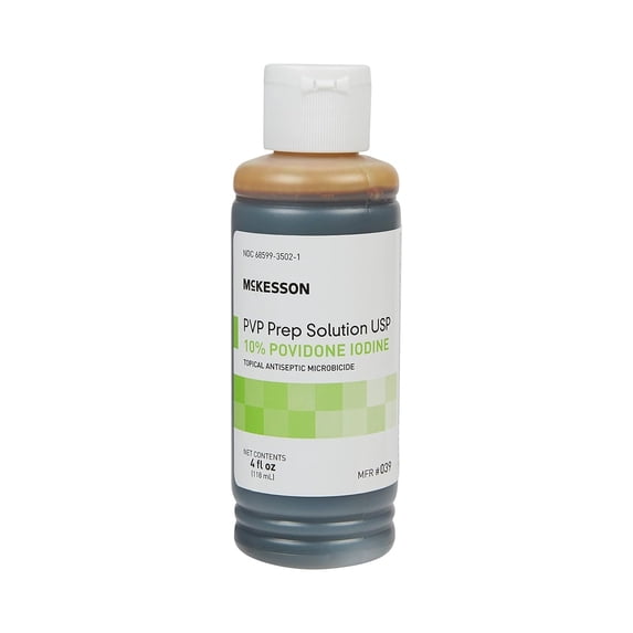 Mckesson 039 PVP Prep Solution 4 oz Bottle (Each) - Walmart.com