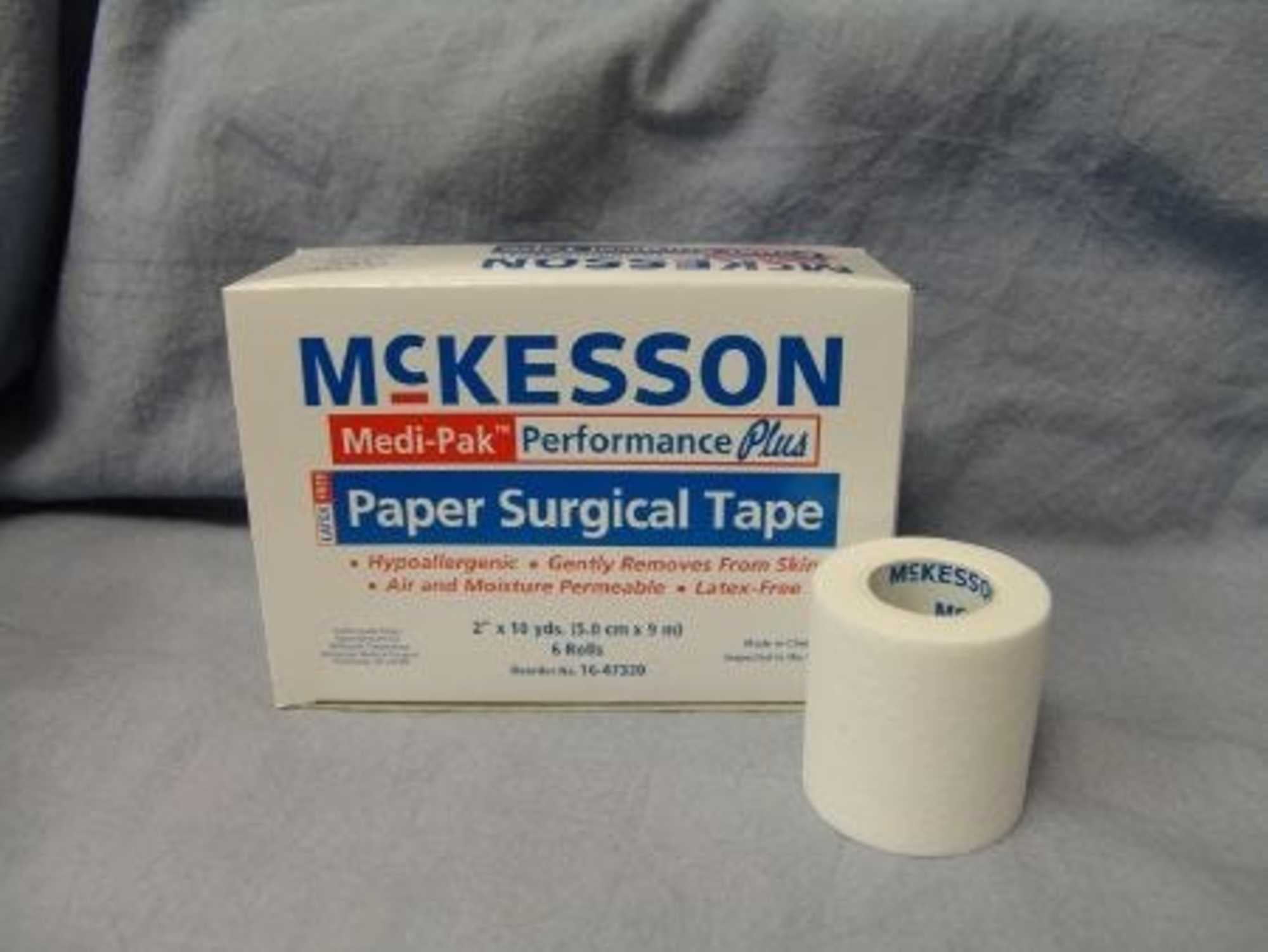Mckesson Medi-Pak Performance Plus Surgical Tape: 6 Count, White, 2" x ...
