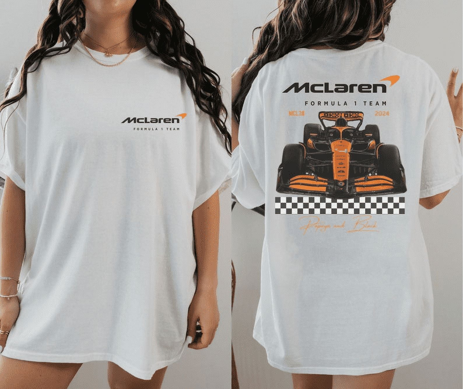 Mclaren 2024 Formula One Gildan 5000 Unisex Tshirt F1 Tee Gift of Lando ...