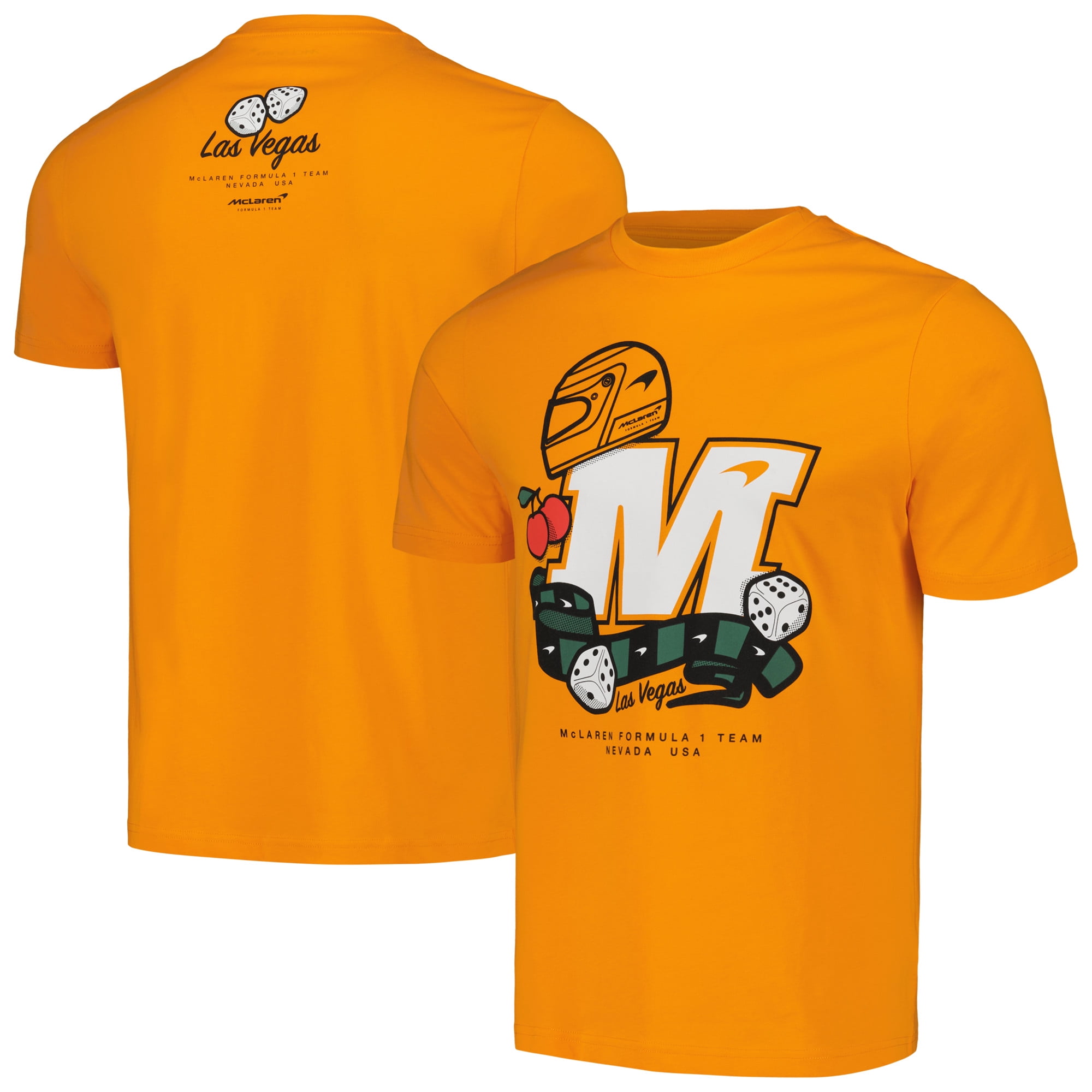 Mclaren Racing F1 Team Mens Special Edition Las Vegas Gp Autumn Glory T ...