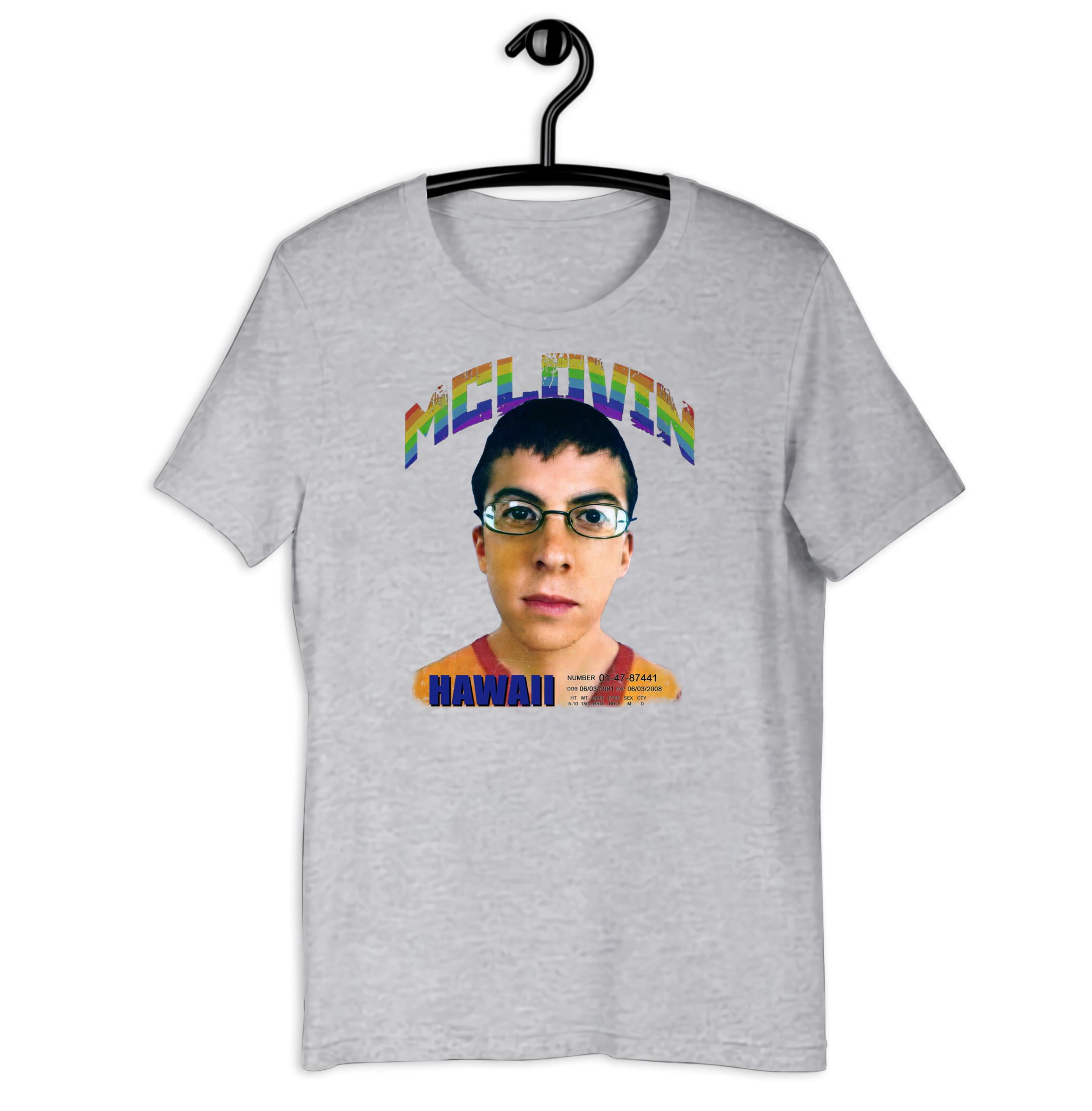 Mclovin T Shirt Superbad Movie Fogell Hawaii Id Mclovin Jonah Hill Tee ...