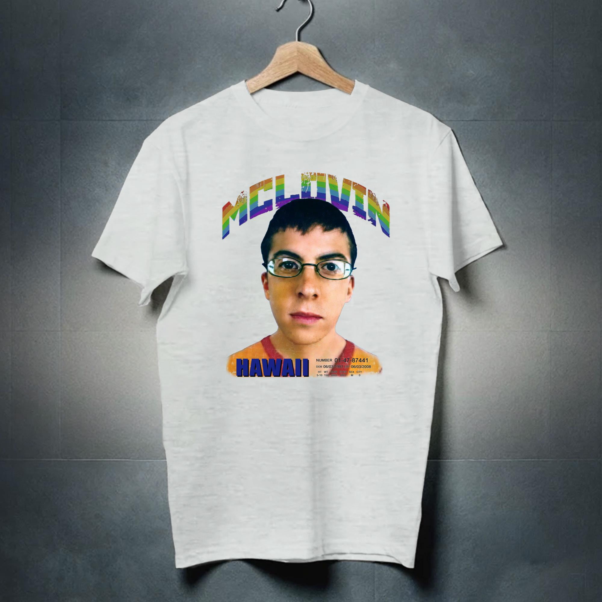Mclovin T Shirt Superbad Movie Fogell Hawaii Id Mclovin Jonah Hill Tee ...