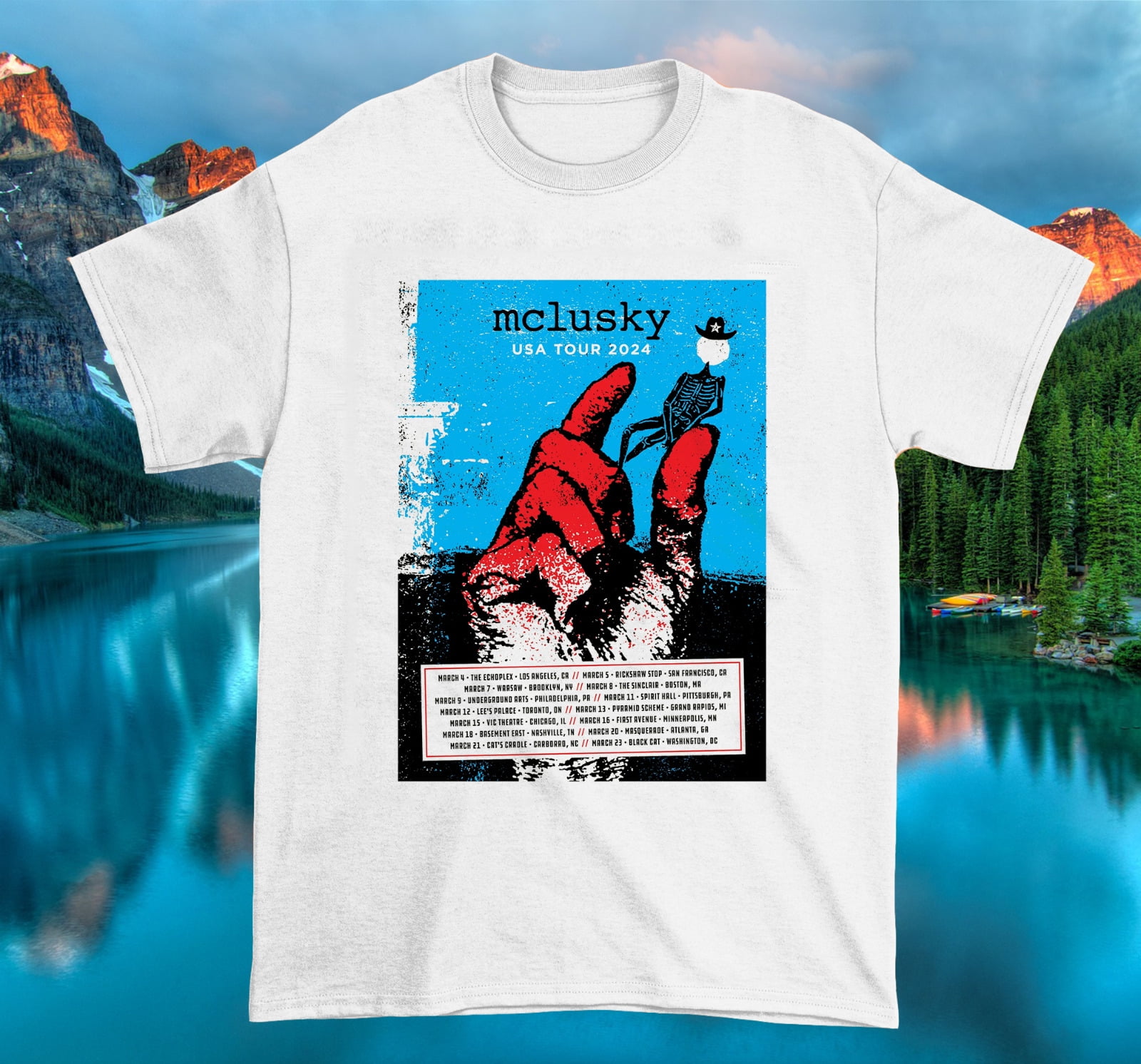 Mclusky Announce 2024 North American Tour T Shirt Full Size S-4XL ...