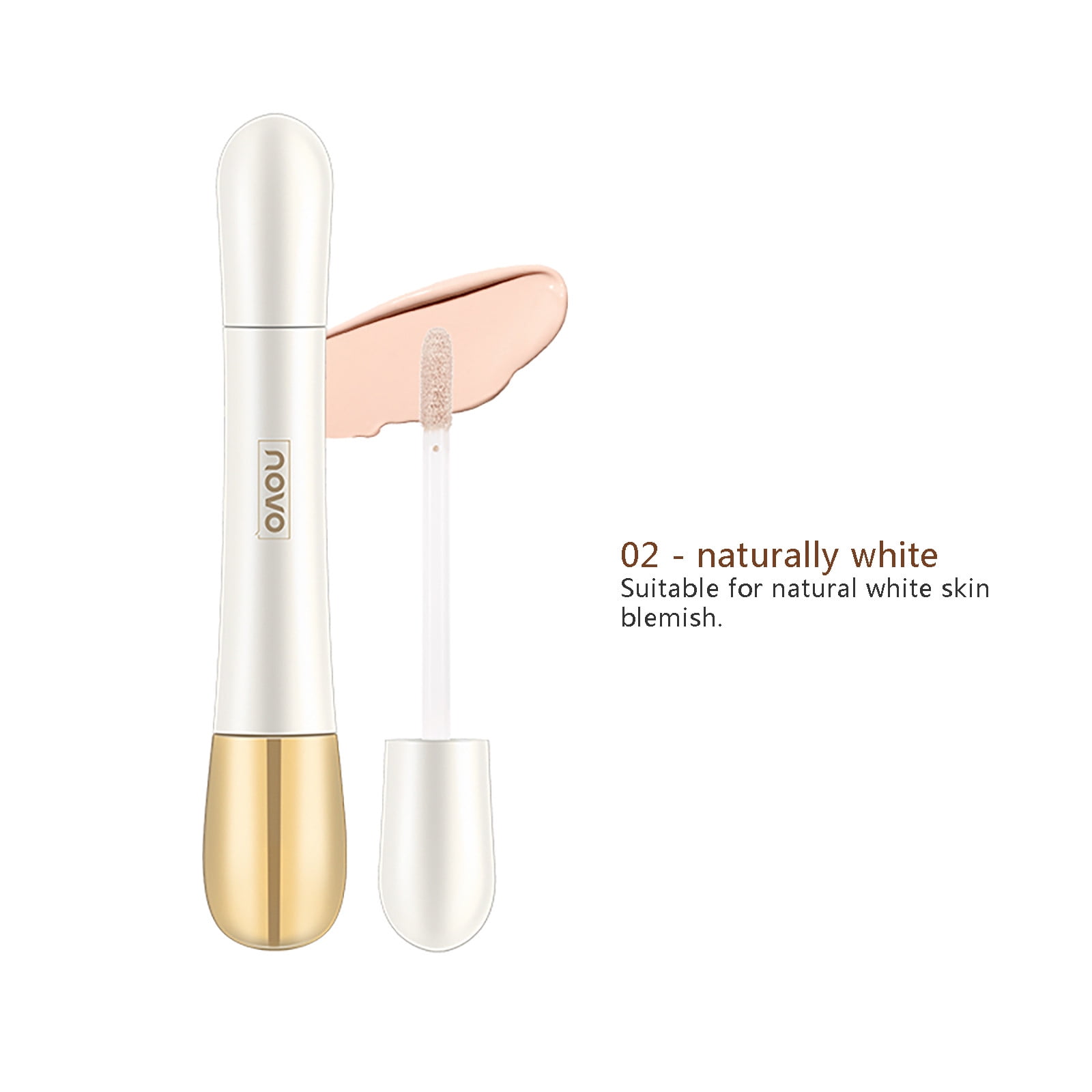 Mcolor 2 In 1 Foundation & Anti-Wrinkle Concealer, Liquid Concealer ...
