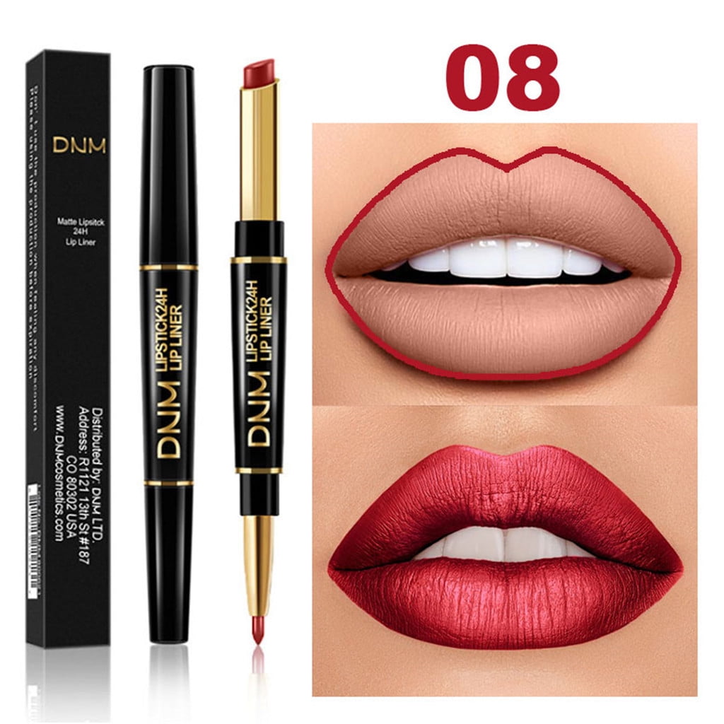 Mcolor 2-in-1 Waterproof Lipstick Lip Liner, 12 Colors Lip Liner and ...