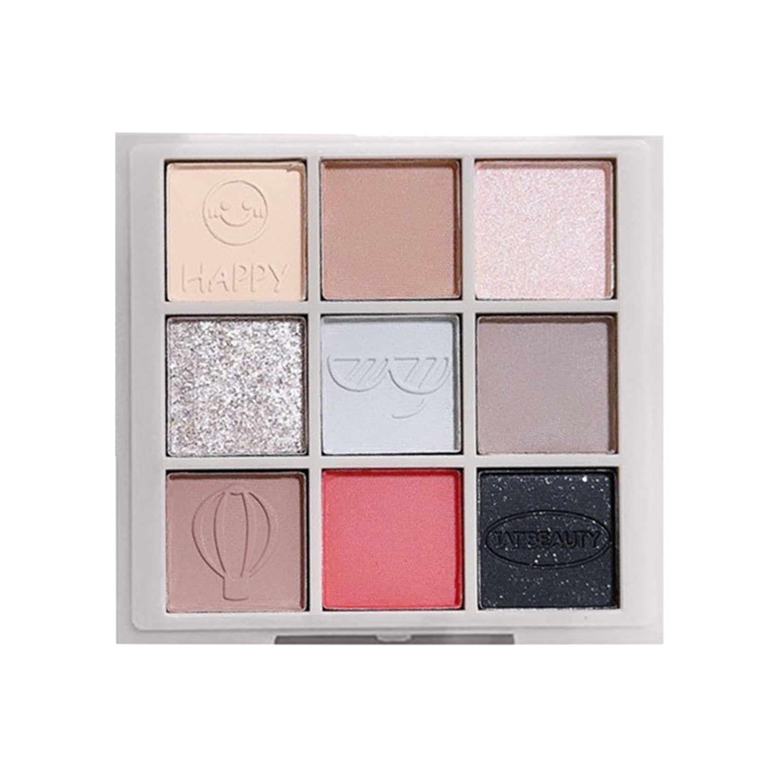 Mcolor 9 Colors Eyeshadow Palette, Matte Light Purple Pink High Pigment ...