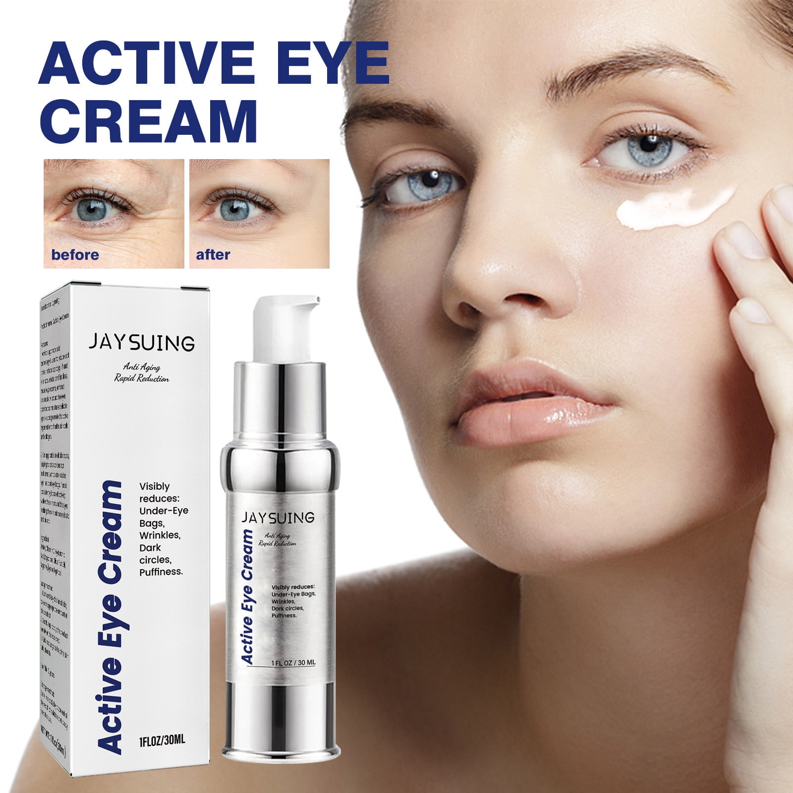 Mcolor Anti Aging Rapid Reduction Active Eye Cream Under Eye Cream Instantly Reduces Wrinkles ...