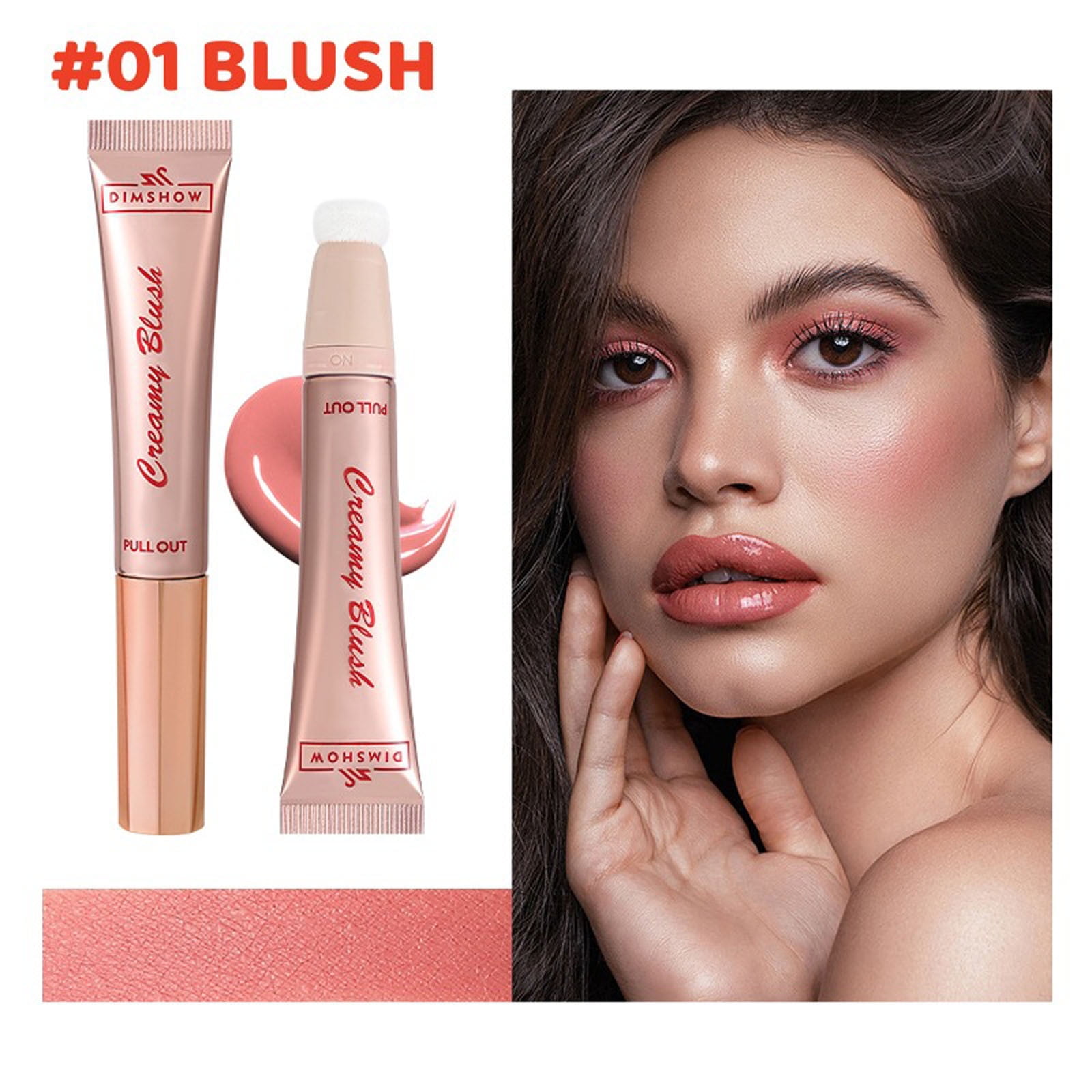 Mcolor Blush Beauty Wand, Matte Liquid Blush Wand,Blendable Blush Rouge ...