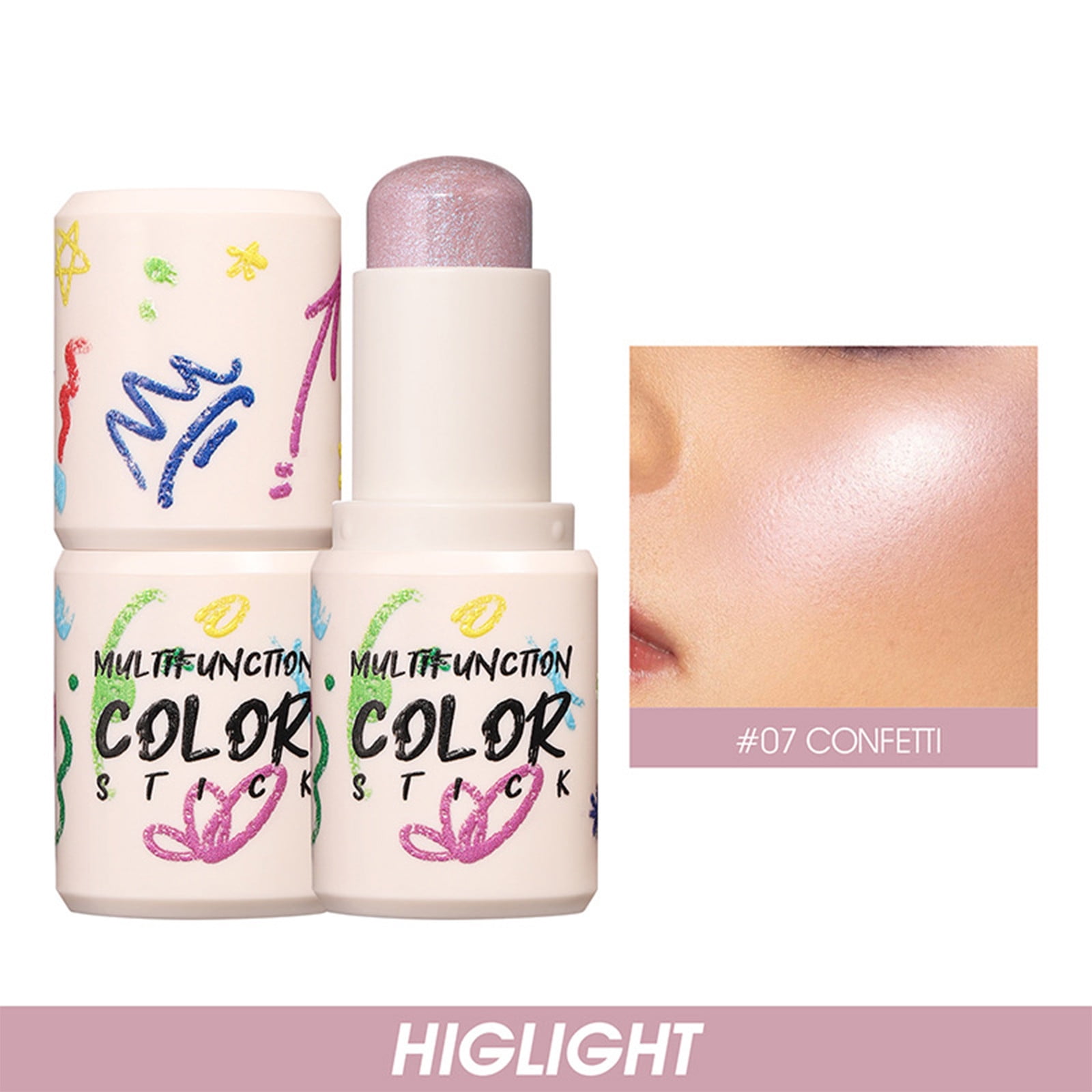 Mcolor Contour Sticks, Cream Blush Contour Highlighter Stick for Cheeks ...