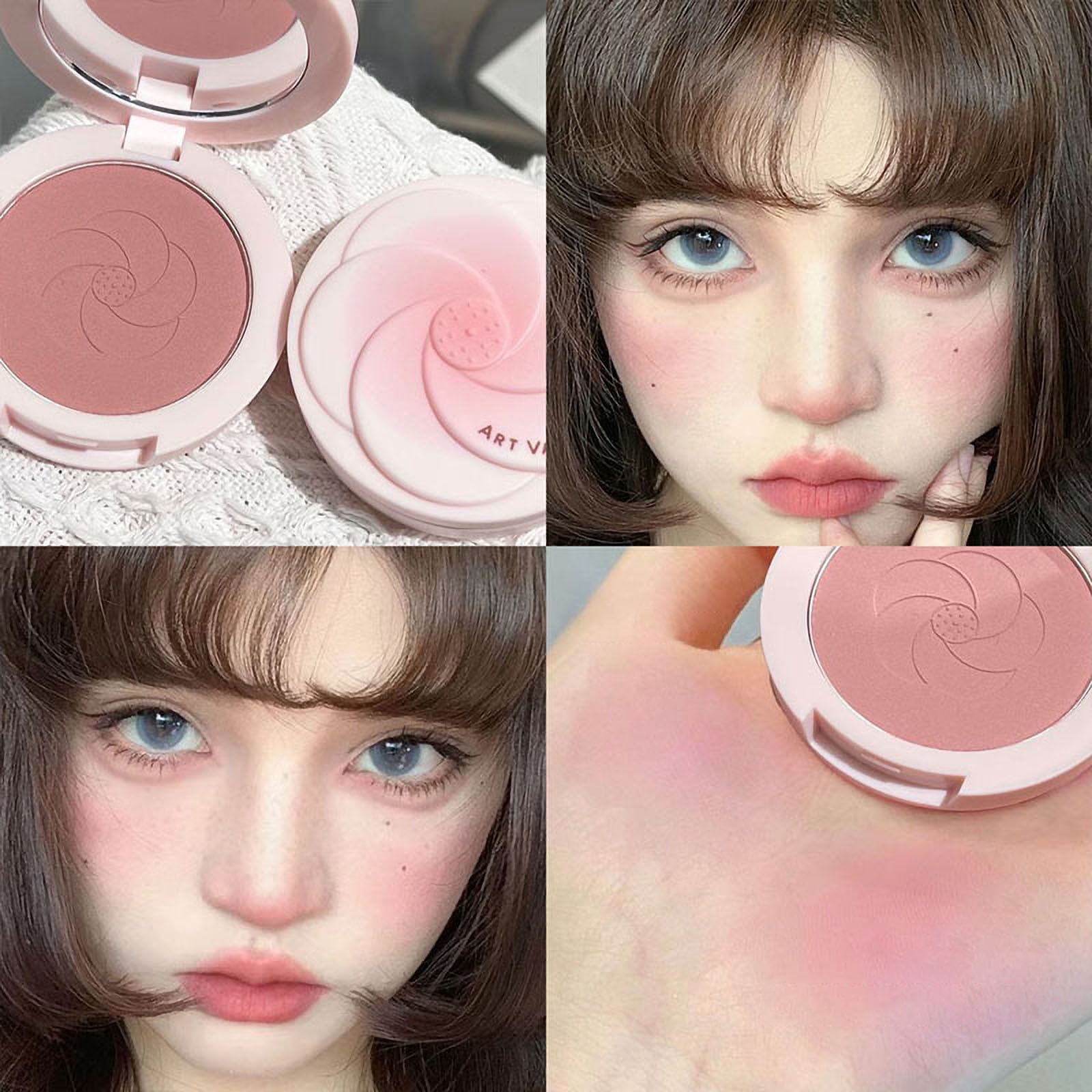 Mcolor Flower Powder Blush Variety Pack - Smooth & Silky, Skin Tone ...