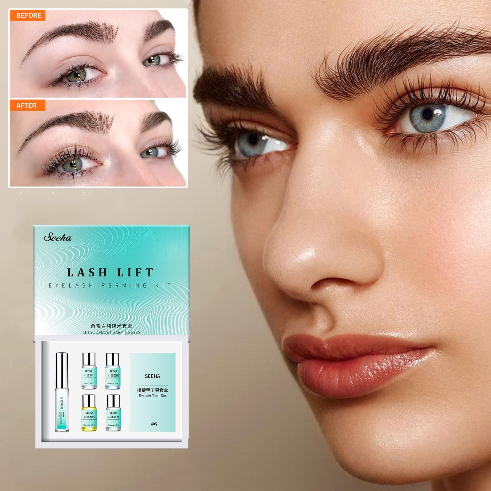 Mcolor Lash Lift Kit Eyelash Perm Kit, Professional Semi-Permanent ...