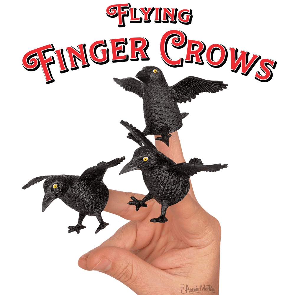 Mcphee 3 Pack Finger Crows Finger Puppets - Walmart.com