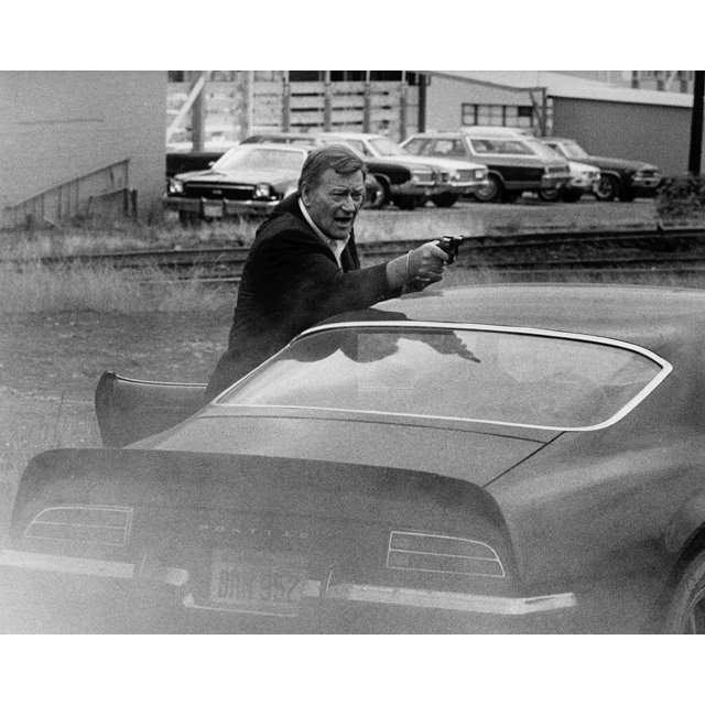 Mcq J. Wayne Pointing By Pontiac Firebird Trans Am 24x36 Classic ...