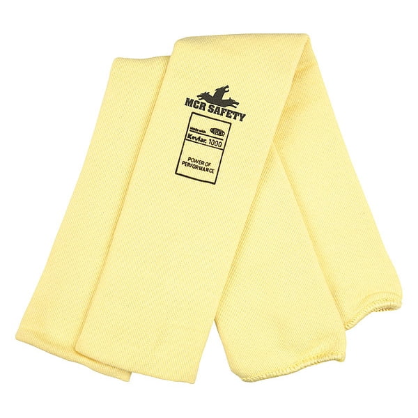 Mcr Safety Cut-Resistant Sleeve,Yellow,L Size 9378KF - Walmart.com