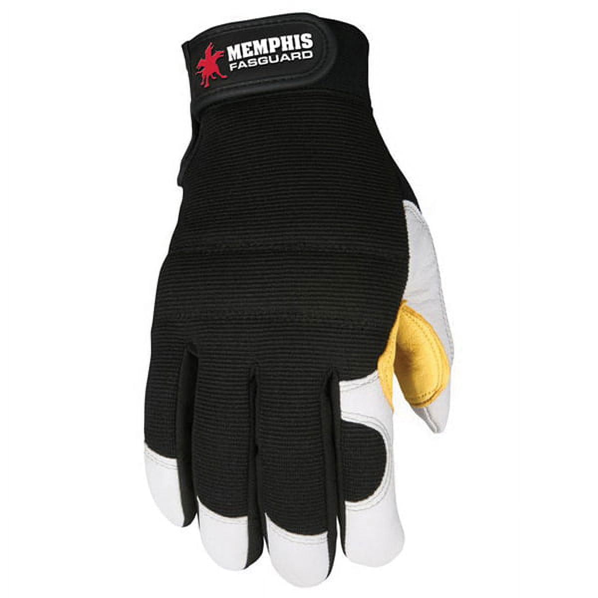 Mcr Safety Fasguard White Grain Goatskin Yellow,XL 906XL - Walmart.com