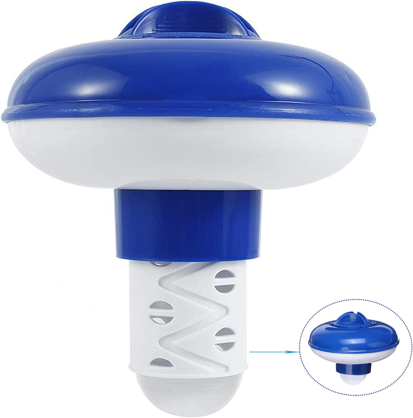Mcury Pool Chlorine Diffuser, Pool Float Chlorine Diffuser for Swimming ...