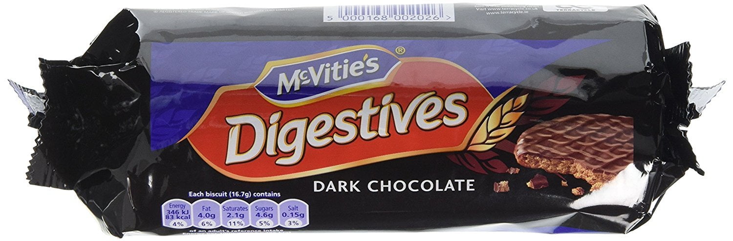 Mcvities Dark Chocolate AJH3 Digestives 433g (Pack of 5) - Walmart.com