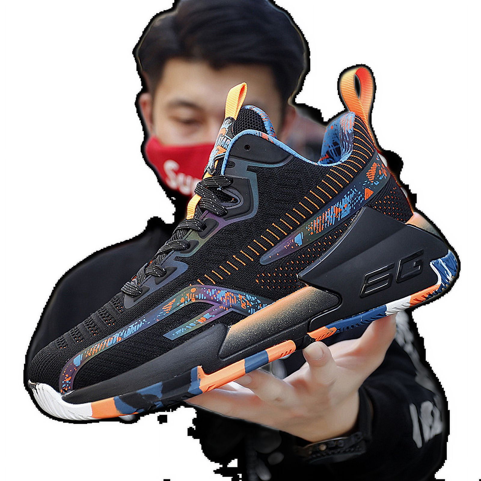 Md Bottom Set Of Bolts High-Top Reflective Flyknit Basketball Shoes ...