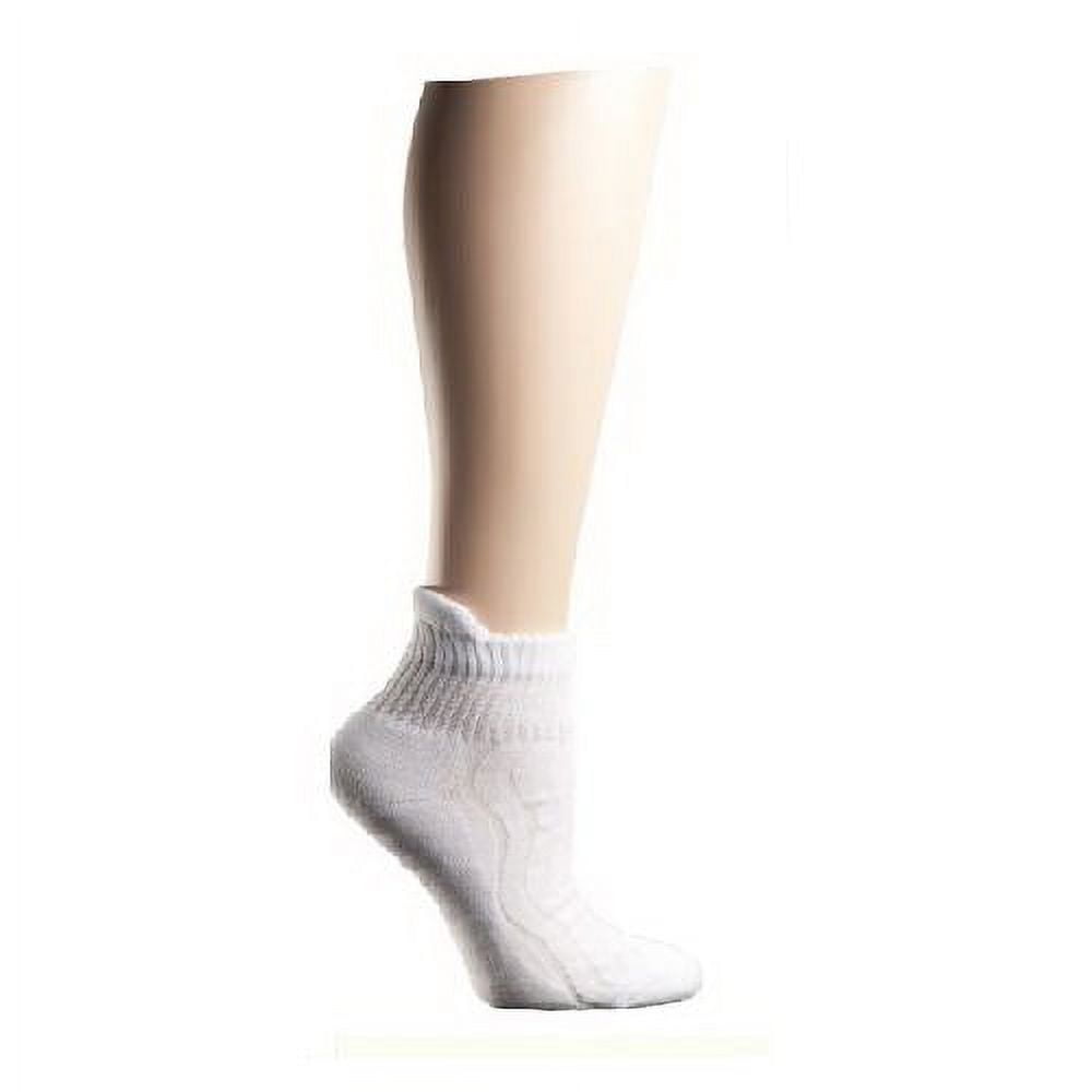 Md Diabetic Seamless Toe White Ankle Socks, Medium, Unisex - 1 Pr, 3 ...