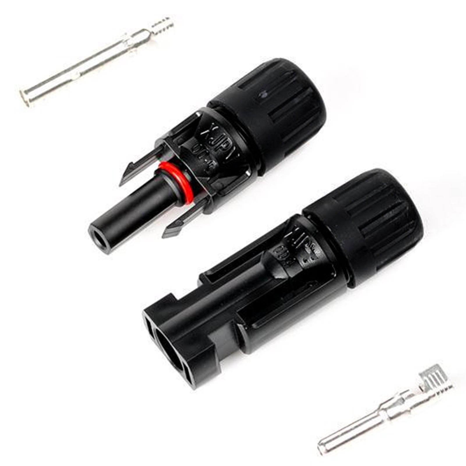 Mdesiwst 1 Pair Solar PV Connector Waterproof Durable Plastic Fireproof ...