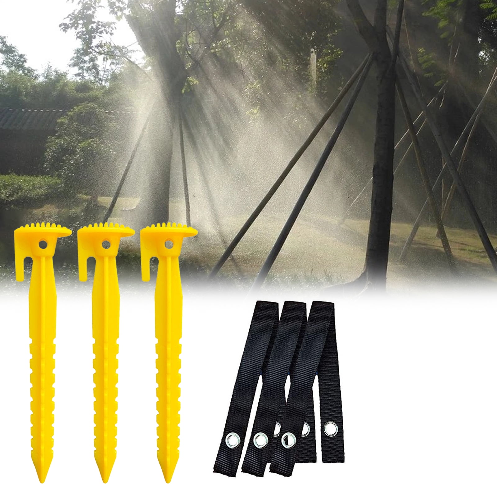 Mdesiwst 1 Set Tree Correction Plant Support Anchors Flat Wrap High ...