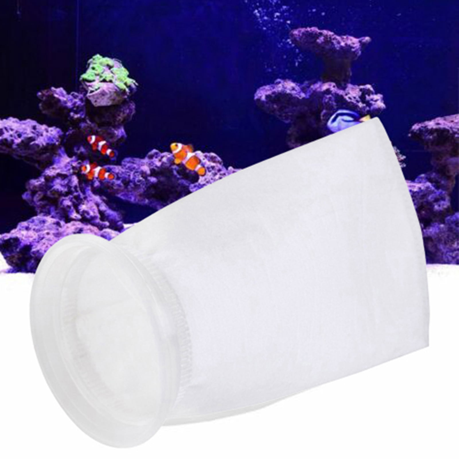 Mdesiwst 100/150/200um Aquarium Filter Bag Fish Tank Mesh Net Sump ...