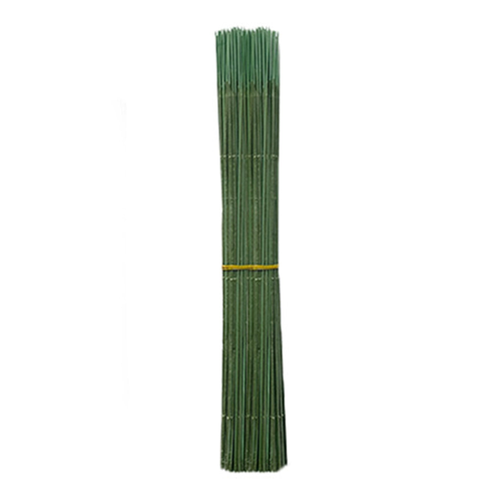 Mdesiwst 100Pcs Artificial Green Flower Stem Green Crafts DIY Bouquet ...