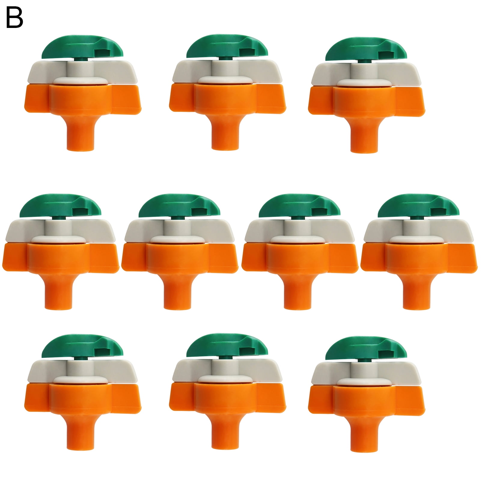 Mdesiwst 10Pcs/Set Reliable 360 Degree Spray Nozzle Plastic Universal ...