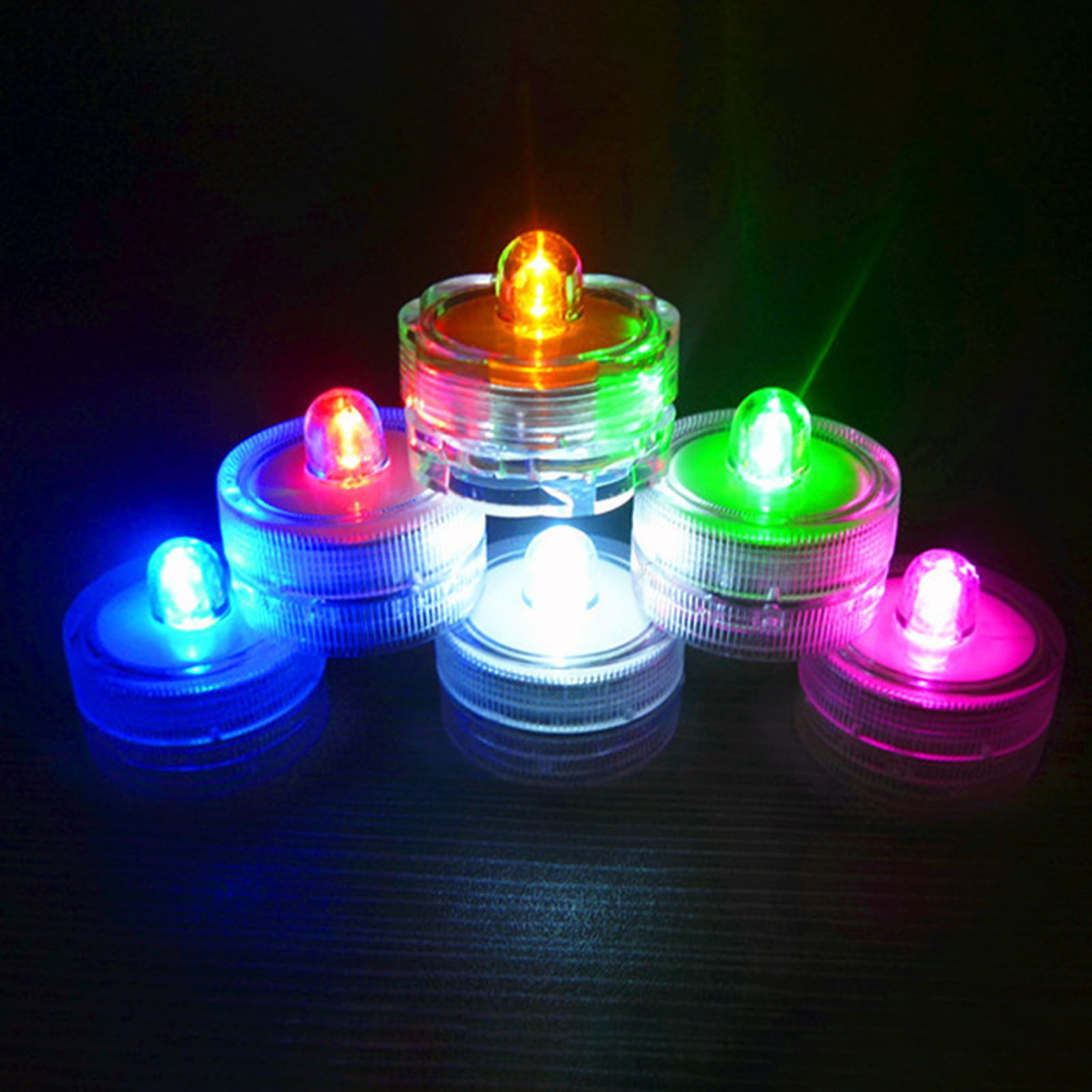 Mdesiwst 12Pcs Underwater Light Lightweight Waterproof PS Portable ...