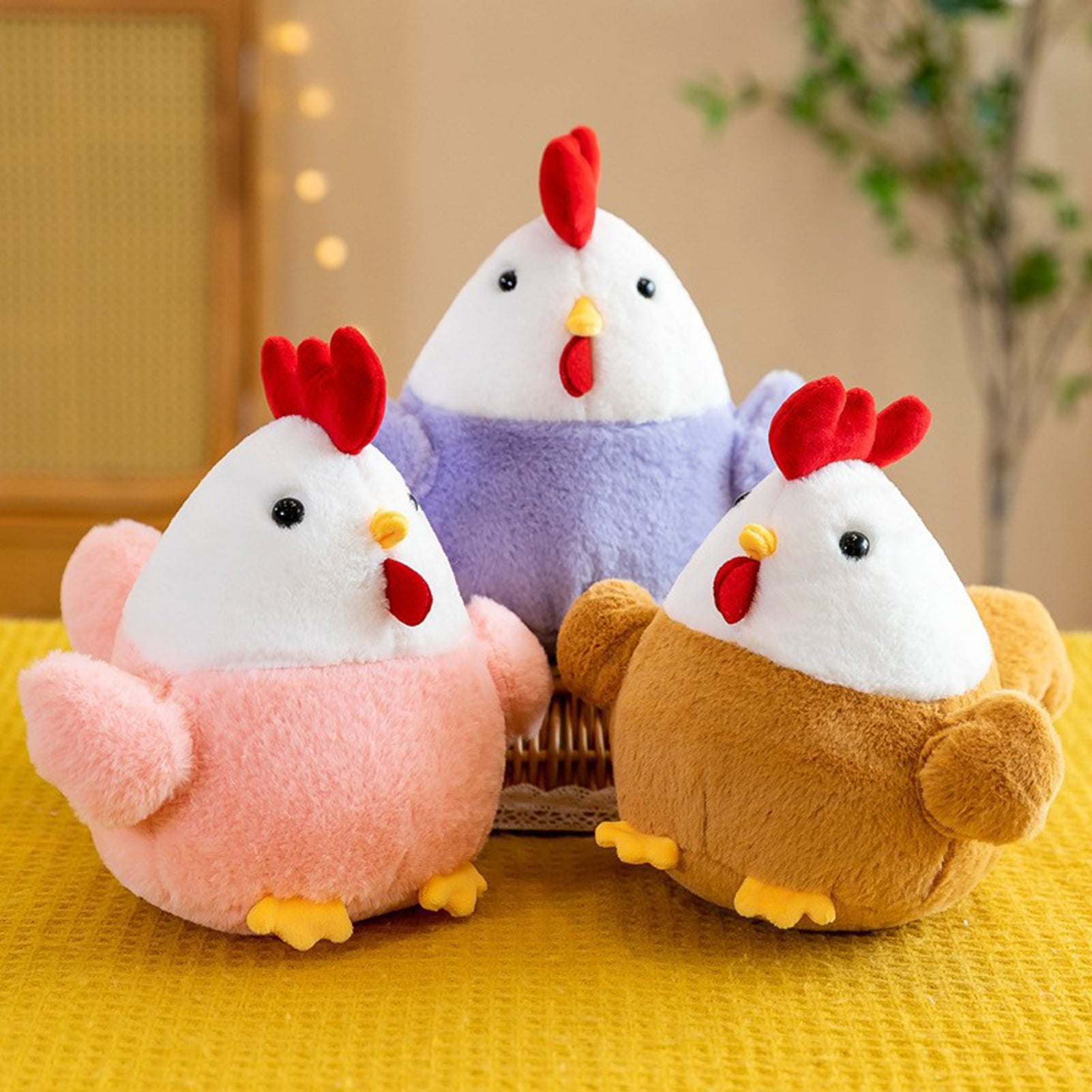 Mdesiwst 20cm Easter Chick Doll Soft PP Cotton Filling Cartoon Animal ...