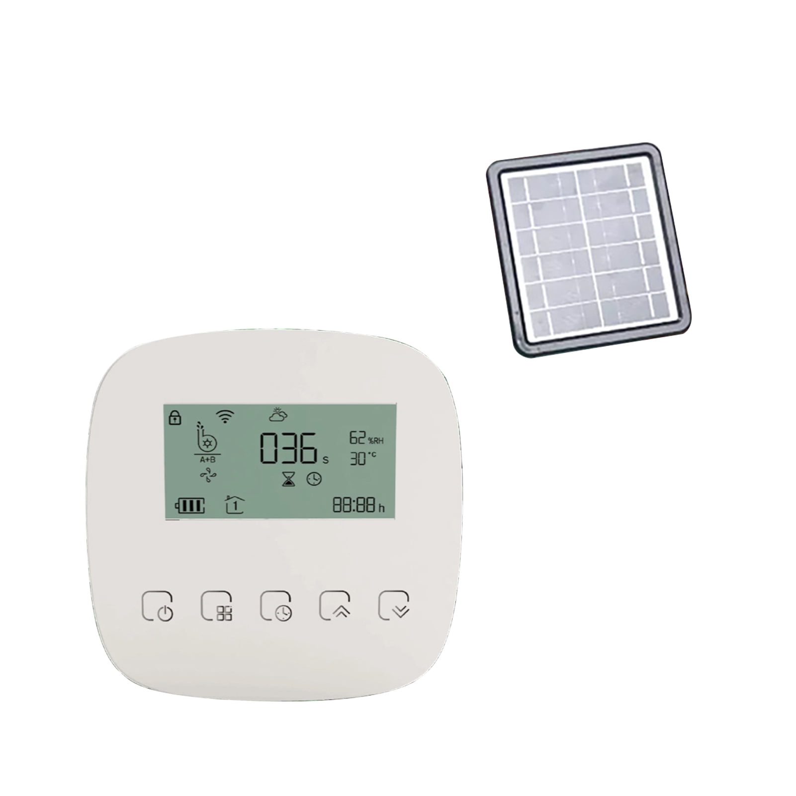 Mdesiwst 2600mAh Watering Timer Large Screen Automatic Watering Easy to ...