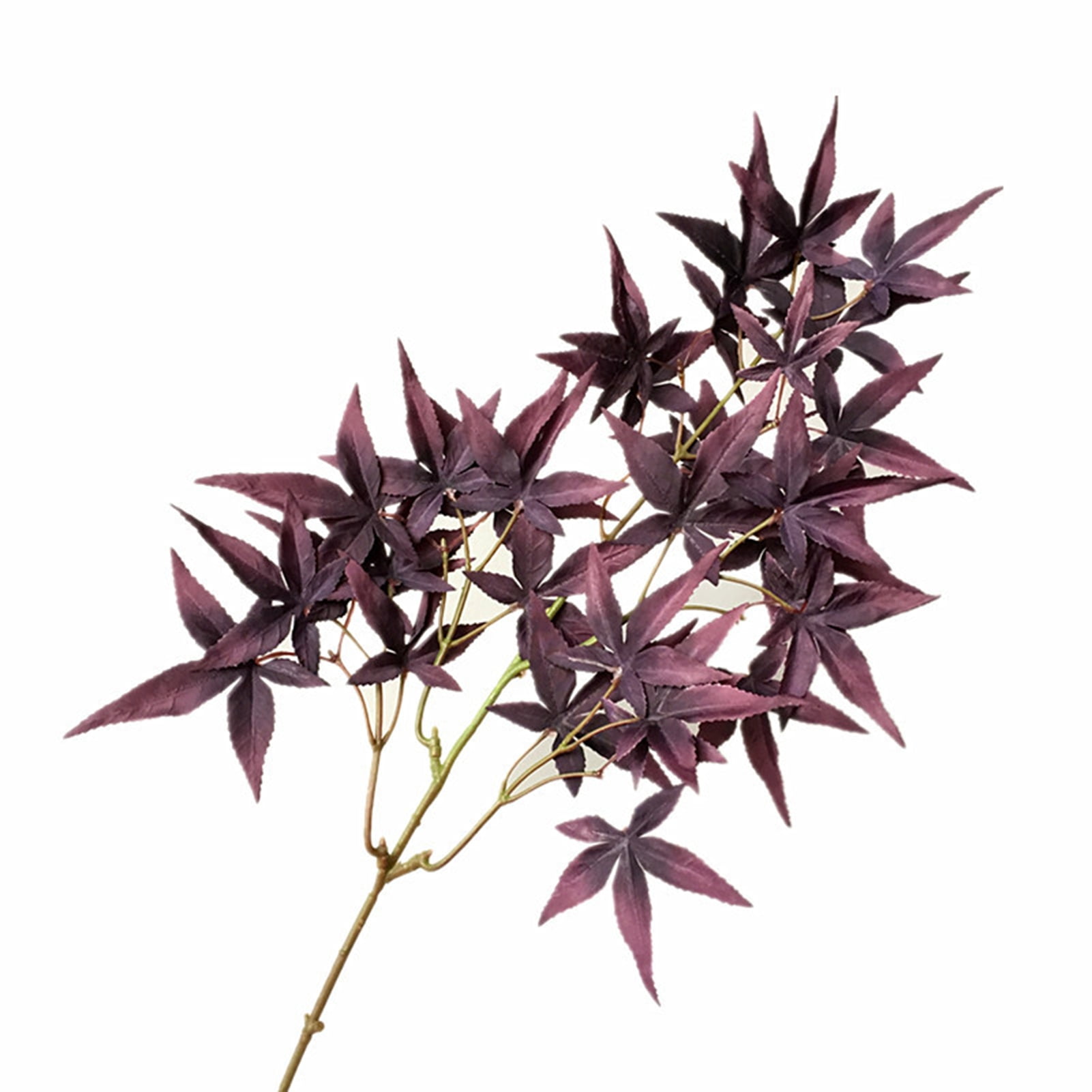 Mdesiwst Artificial Flowers Fake Maple Leaf Fall Flower Arrangements ...
