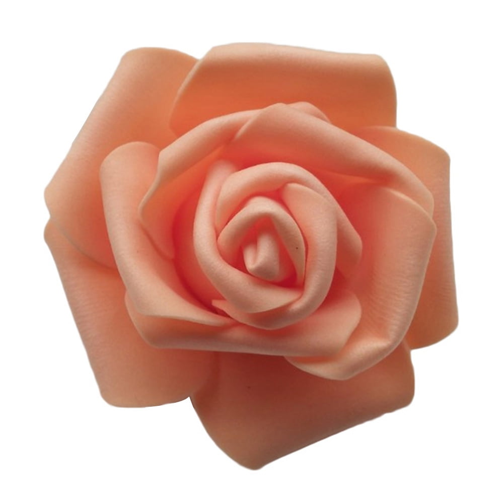 Mdesiwst Artificial Foam Rose Flowers Head DIY Wedding Home Decor ...