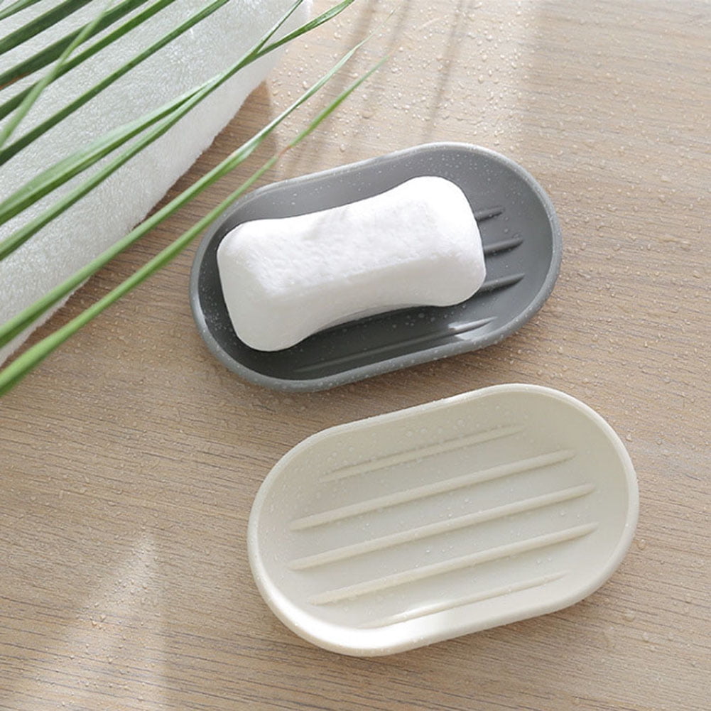 Mdesiwst Bathroom Soap Holder Dish Plate Tray Storage Sponge Shelf ...