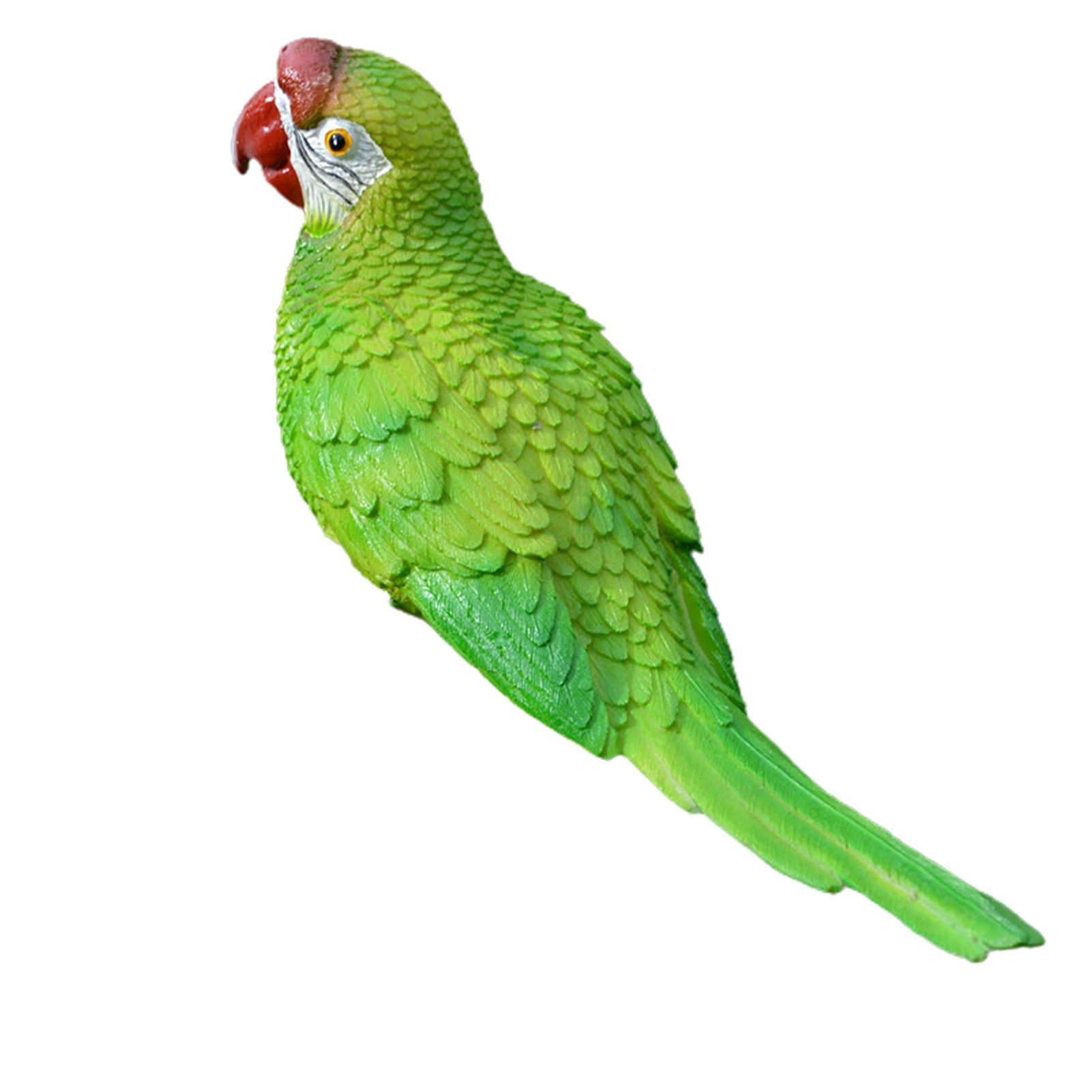 Mdesiwst Figurine Parrot Shape Table Top Ornaments Resin Tree Hanging ...