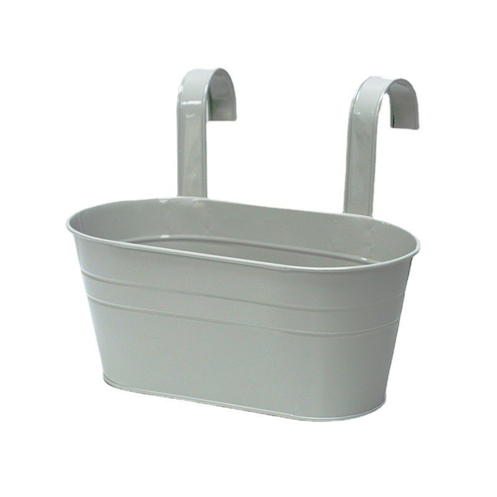 Mdesiwst Flower Pot Drainable Anti-deformed Detachable Iron Art Garden ...