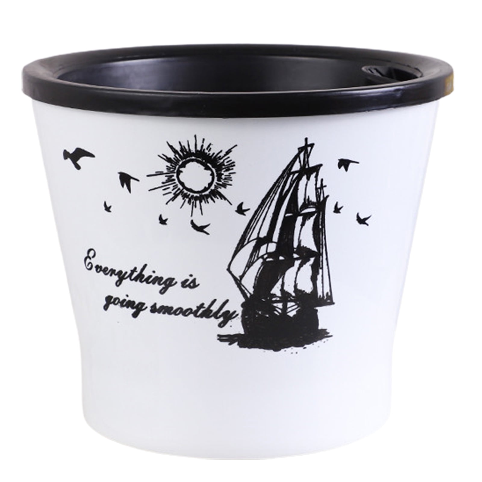 Mdesiwst Flowerpot Water Storage Function Anti-slip PP Smooth Surface ...