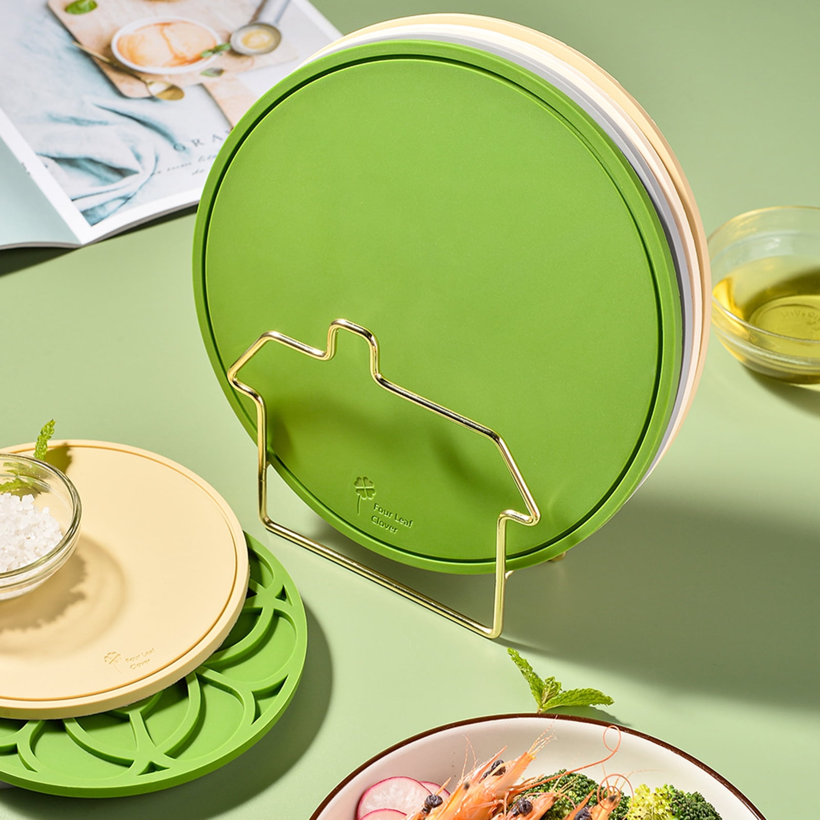 Mdesiwst Insulation Pad Heat Resistant Silicone Coaster Multi-purpose ...