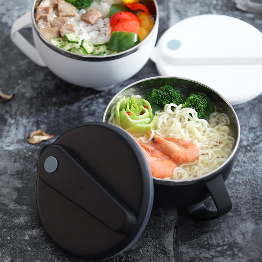 Mdesiwst Microwave Ramen Bowl with Lid and Handle, Instant Noodles Soup ...