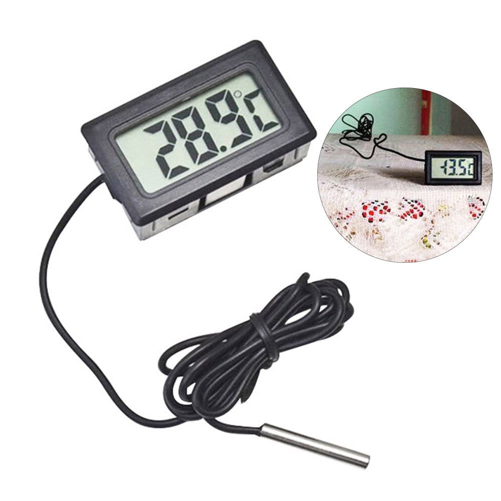 Mdesiwst Mini LCD Digital Aquarium Thermometer Temperature Measurement ...