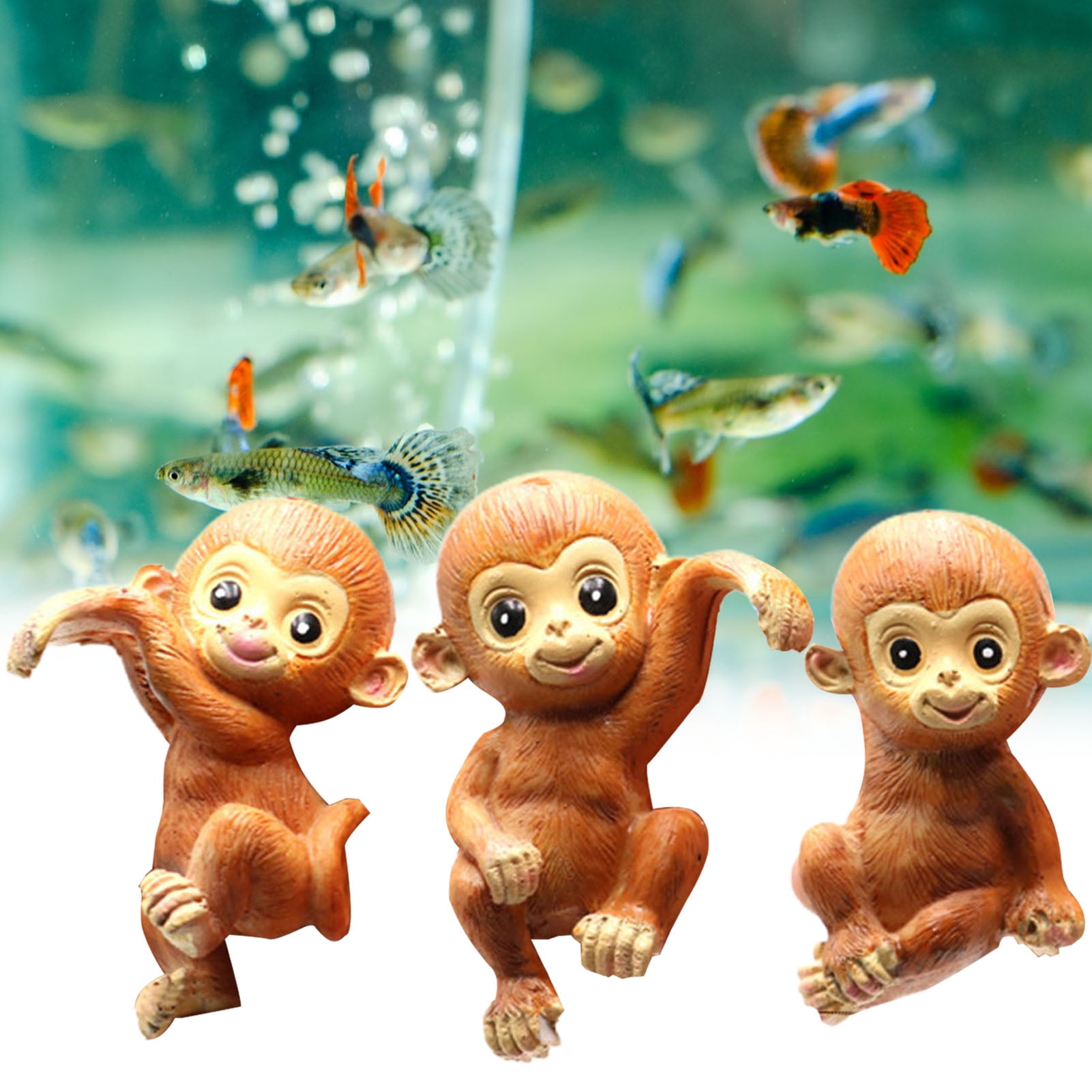 Mdesiwst Monkey Figurine Realistic Vivid Appearance Cartoon Detailed ...
