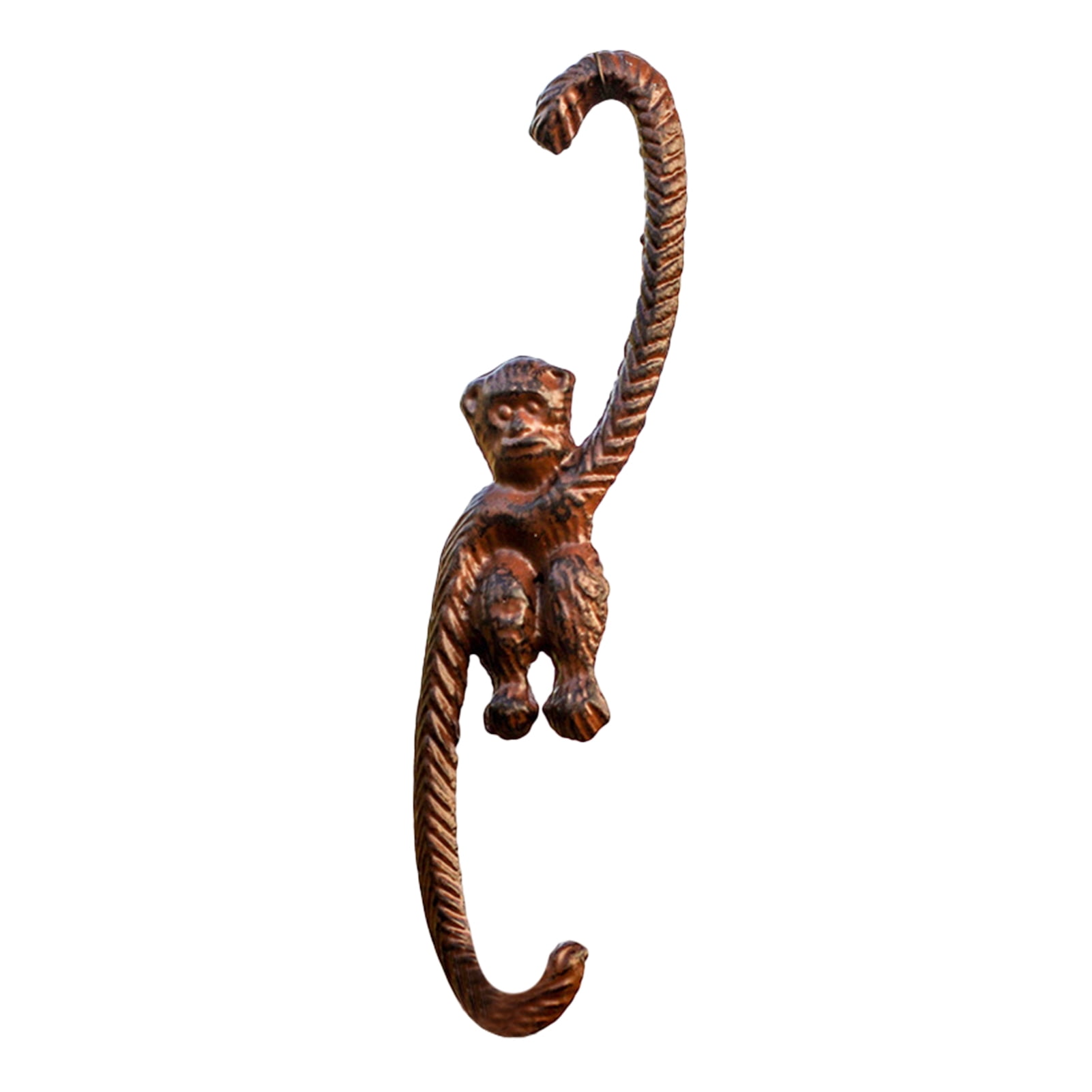 Mdesiwst Monkey Shape Plant Bracket Anti-deform Iron Wind Chimes Wall ...