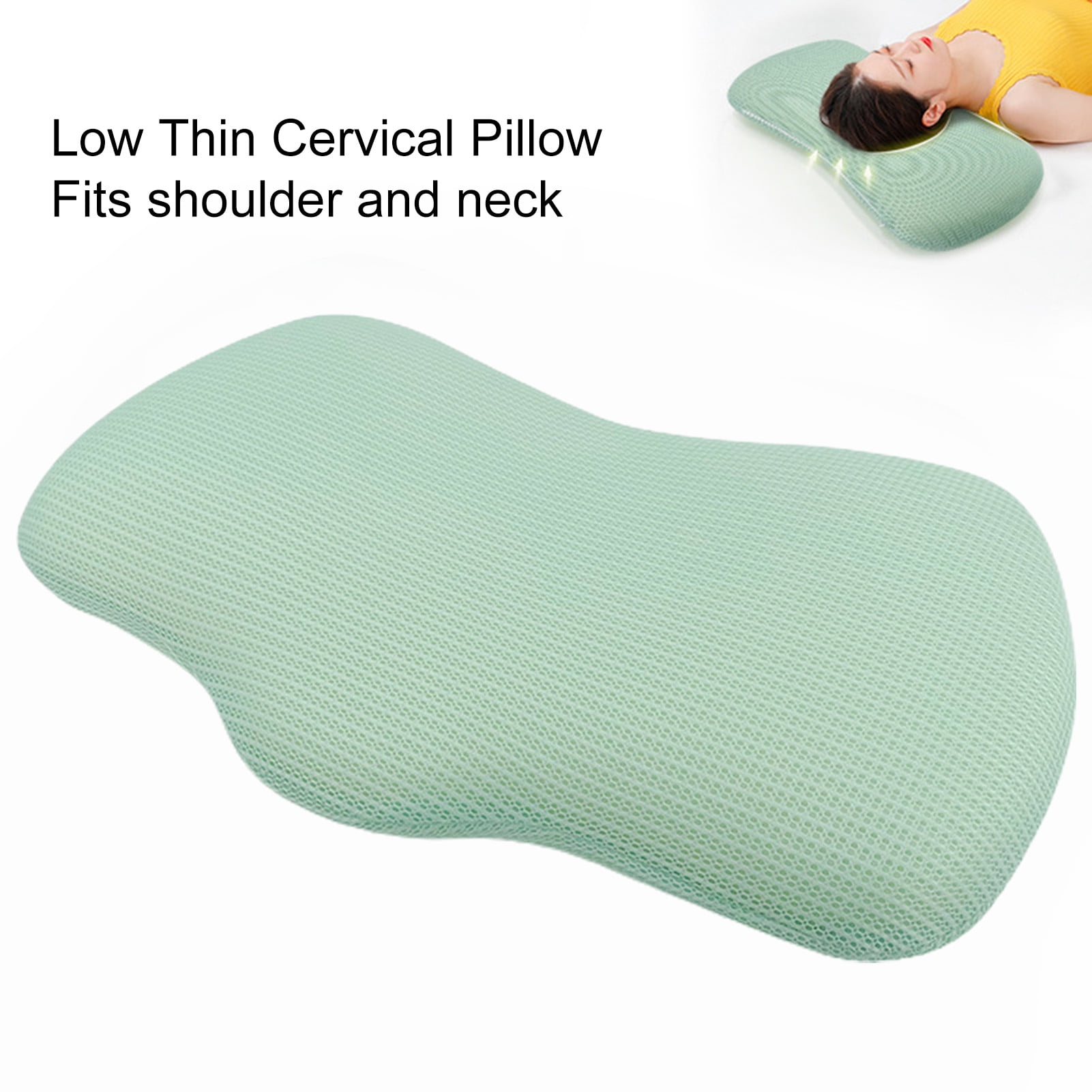 Mdesiwst Neck Support Pillow Neck Shoulder Pain Relief Contour Cervical ...